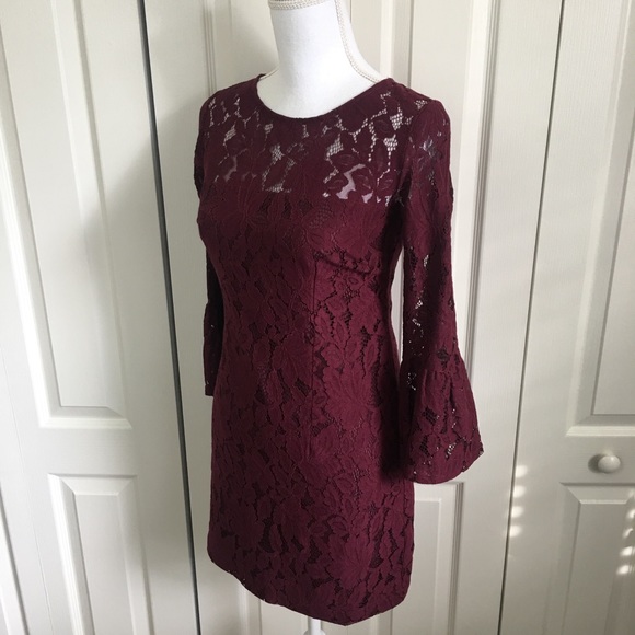 BB Dakota | Dresses | Bb Dakota Billie Dress Allover Lace Mini Cocktail ...